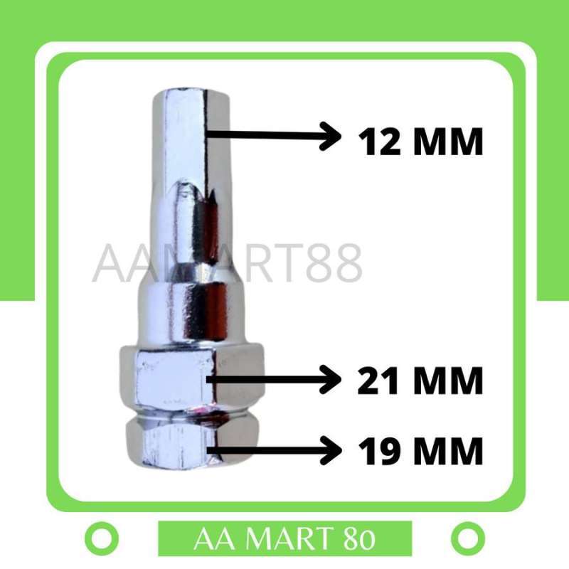 Jual Kunci L Pembuka Mur Baut Lug Nut Lugnut Ban Roda Velg Di Seller Aa ...