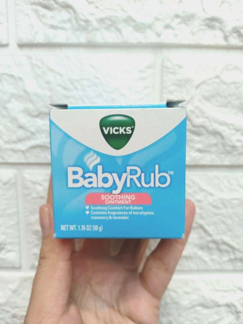 Jual Vicks Baby Rub Soothing Ointment Aloe Lavender Eucalyptus di ...