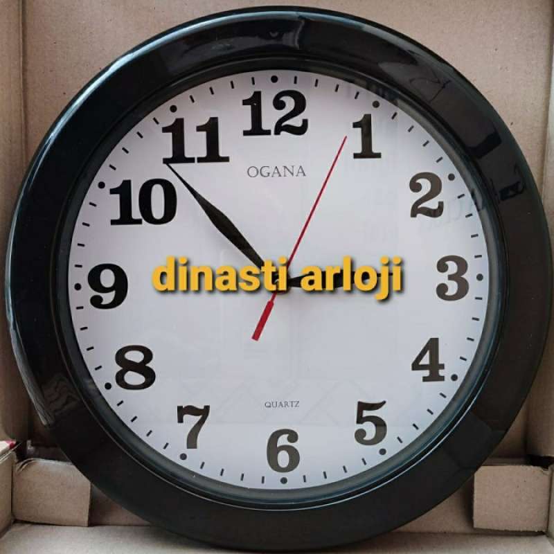 Promo Jam dinding polos hitam ukuran 30cm Diskon 5% di Seller AFIR ...