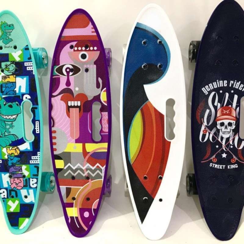 Promo Penny Board Banana Board FishBoard Skateboard Banana Roda Full ...