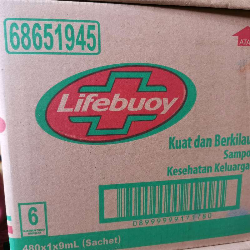 Jual Lifebuoy Shampoo Kuat Dan Berkilau [9 Ml/ 480 Sachet/ Karton] Di ...