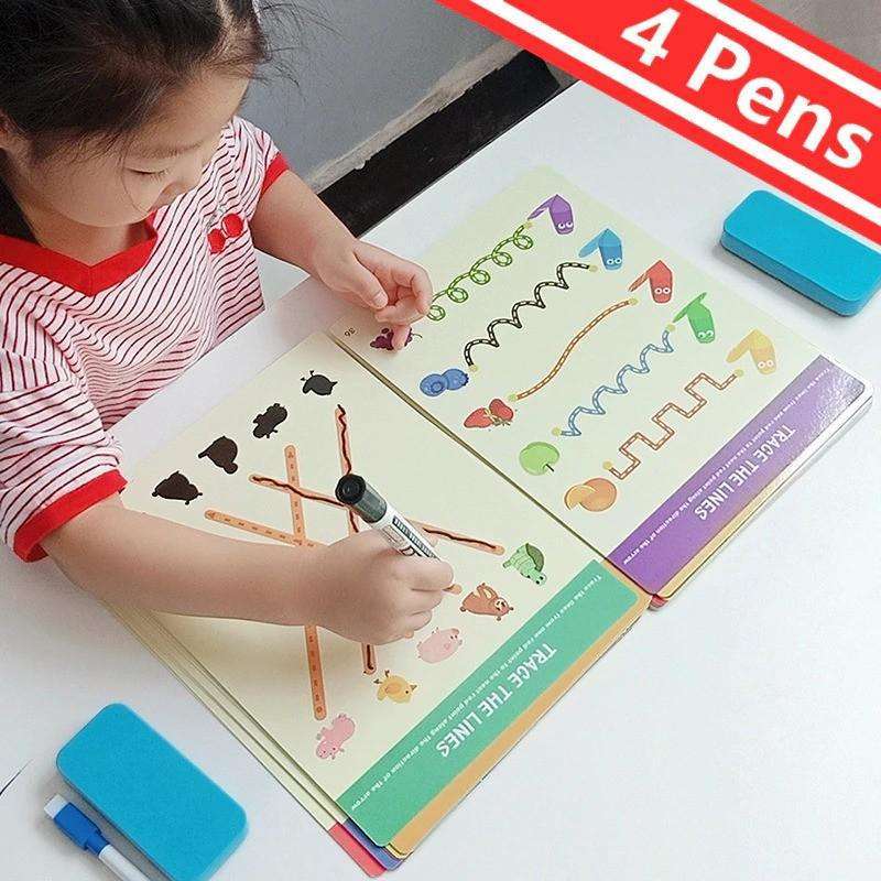 Jual Alat Gambar Anak Line Drawing Set Game Children Toy - WTJD002-1 ...