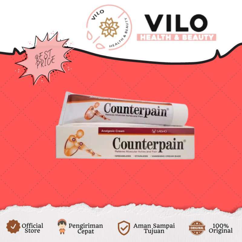 Promo Counterpain 120 G / Krim Pereda Nyeri Otot / Krim Analgesik ...