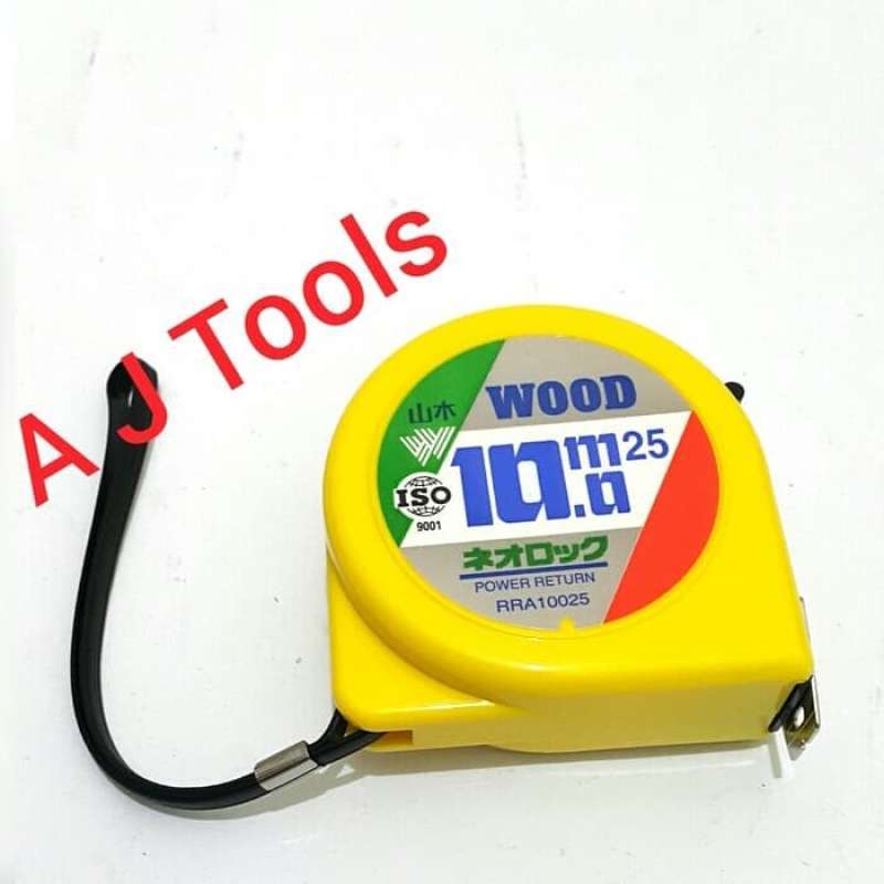 Promo Alat Ukur Meteran / Measuring Tape / Tape Measure Merk Wood 10 ...