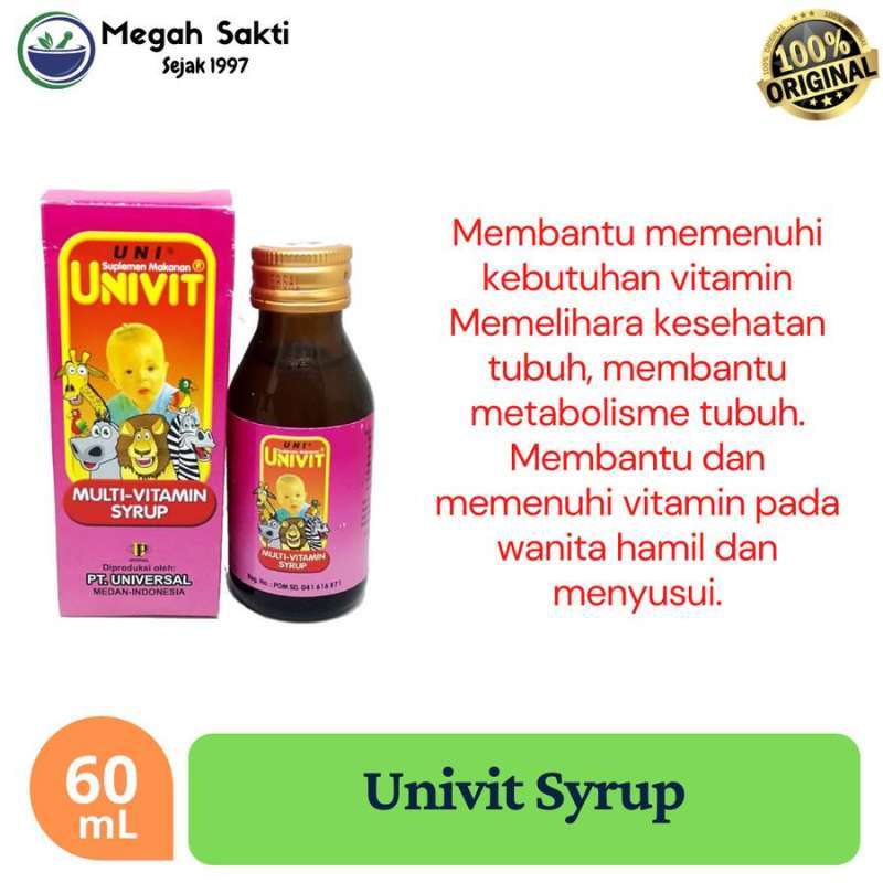 Univit Syrup Lengkap Harga Terbaru Juni 2024 | Blibli