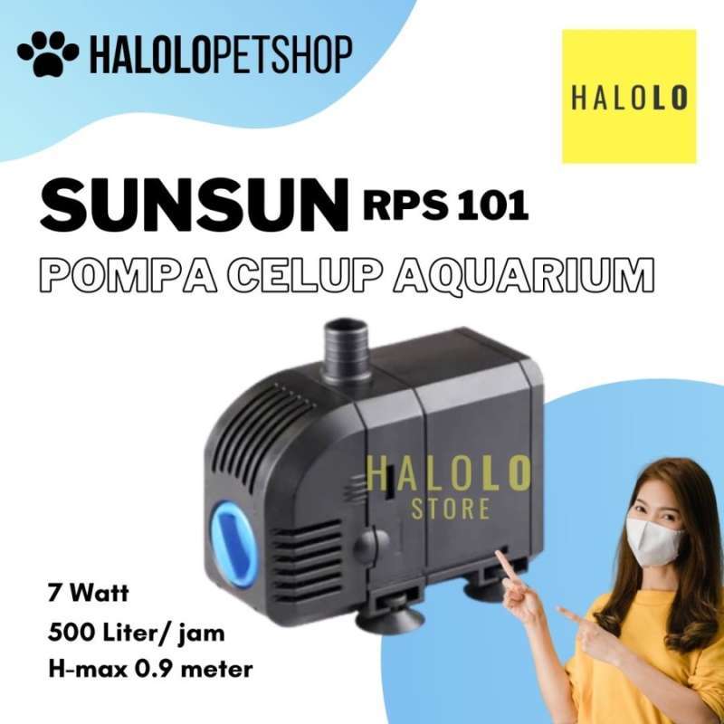 Jual Pompa Aquarium SUNSUN RPS 101 Pompa Celup Akuarium 500 Liter ...