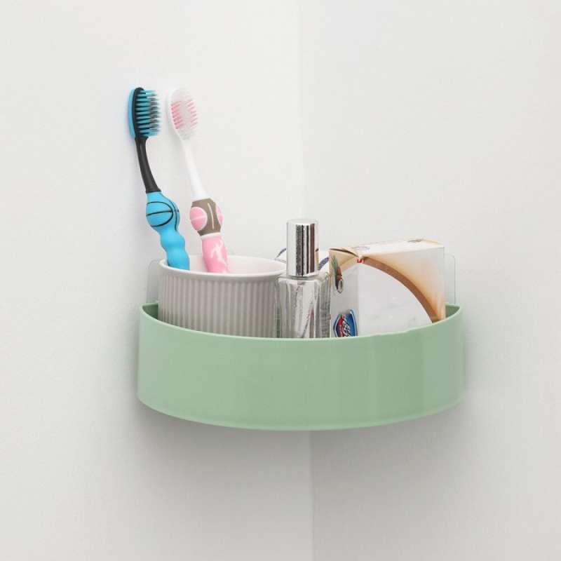 Jual Rak Kamar Mandi Tempel Keramik Tempat Simpan Sabun Odol Segitiga ...