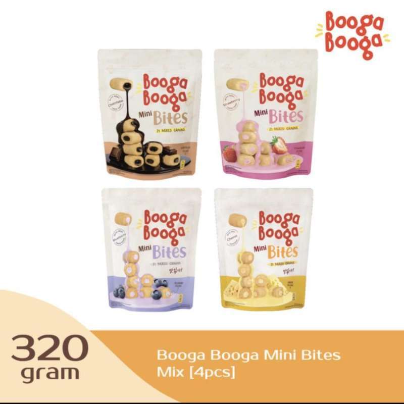 Jual Booga Booga roll Mini Bites 80gr Korea choclate and strawberry di ...
