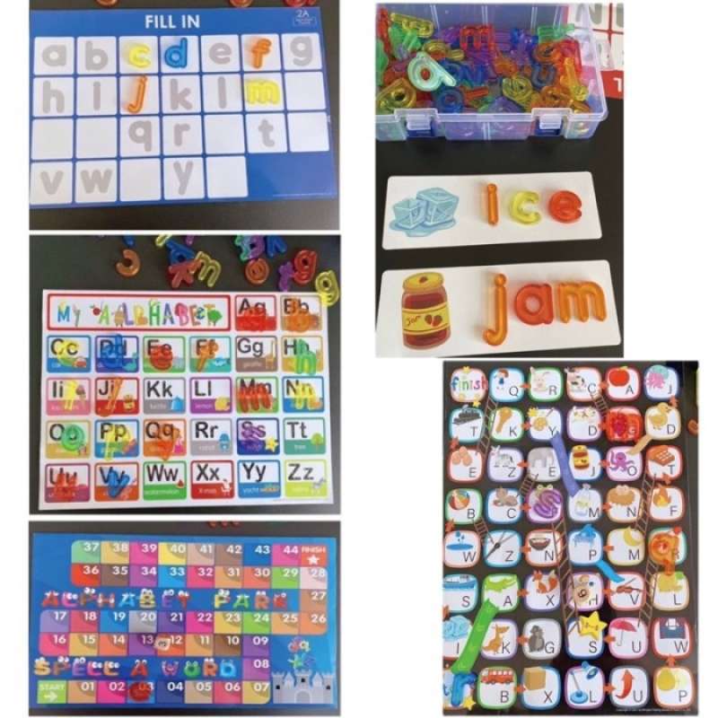 Promo Rainbow letter spelling game belajar mengenal huruf untuk anak Tk ...