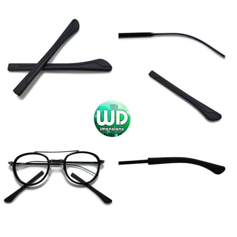 Jual Temple Tangkai Gagang Kacamata Tungkai Karet Rubber Pvc Bendown ...