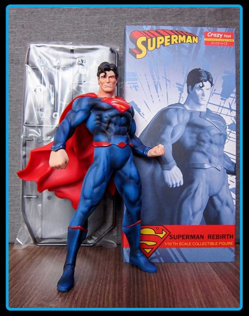 Promo Crazy Toys Superman Rebirth Action Figure 1:10 Diskon 34% di ...