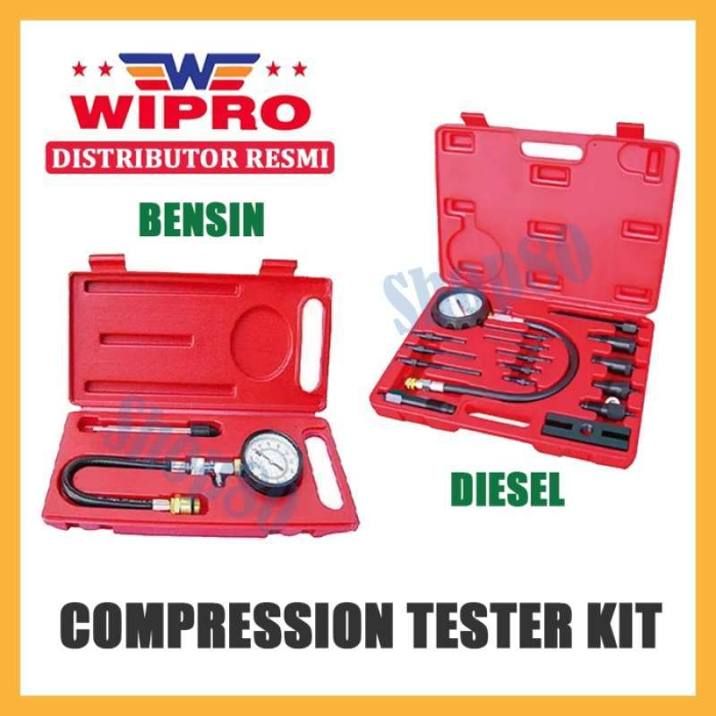 Promo Wipro Compression Tester Kit Alat Tes Kompresi Mesin Bensin ...