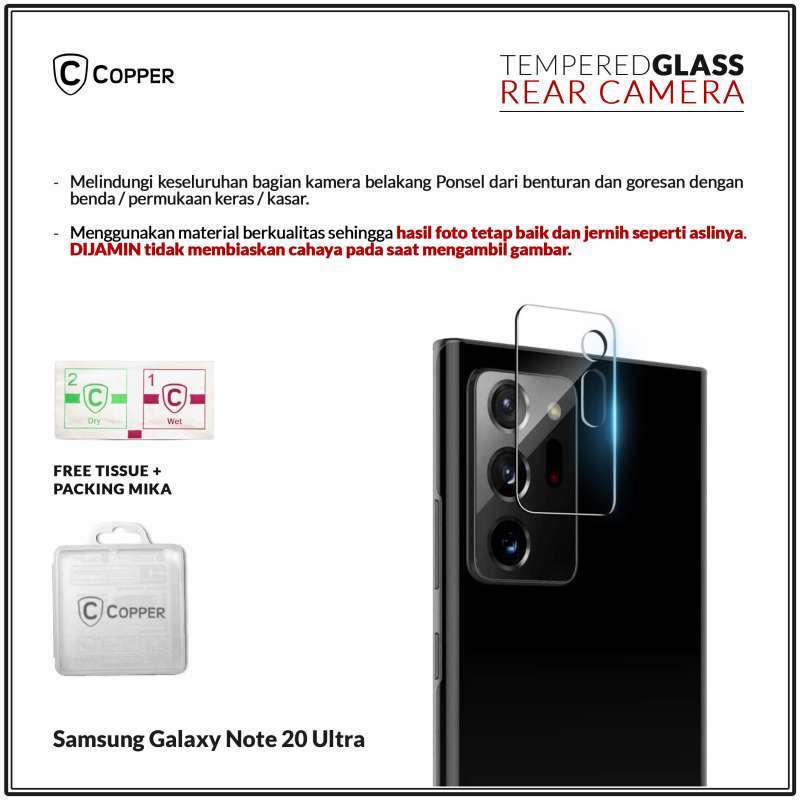 Promo Samsung Note 20 Ultra - Copper Tempered Glass Kamera Diskon 36% ...