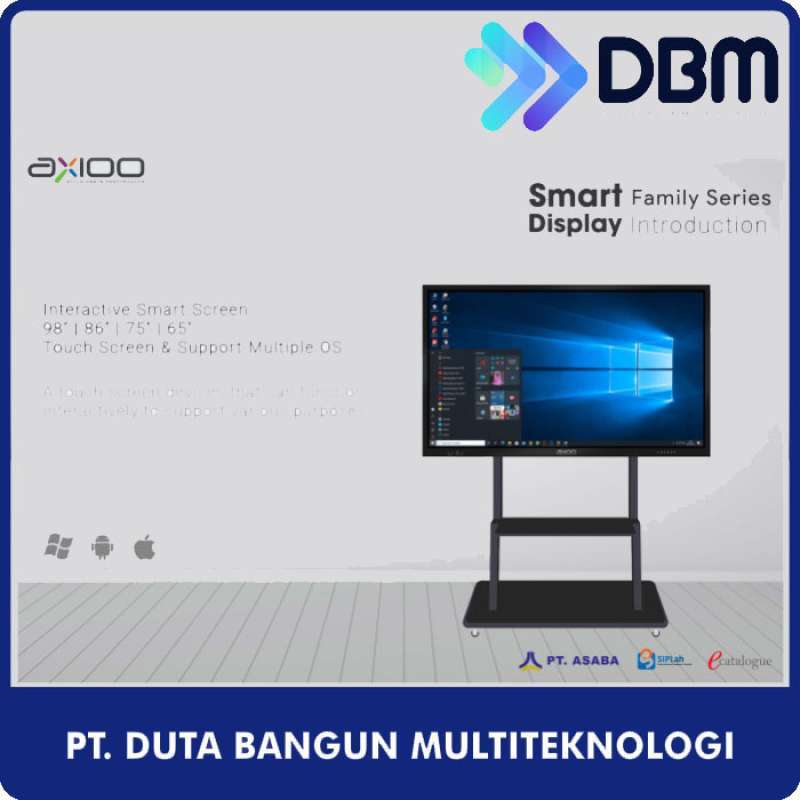 Jual Axioo Interactive Flat Panel Display Monitor Touchscreen 65 Inch ...