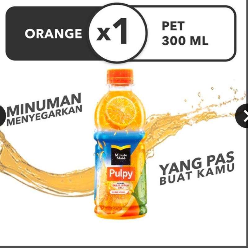 Jual Minute Maid New Pulpy Orange [300 mL] di Seller Ramayana Klender ...