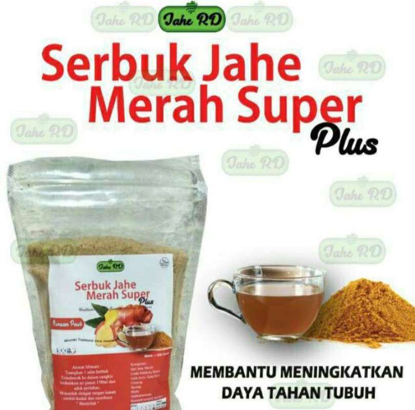Jual Jahe Merah Original Serbuk Jahe Merah Super [330 gram] di Seller ...