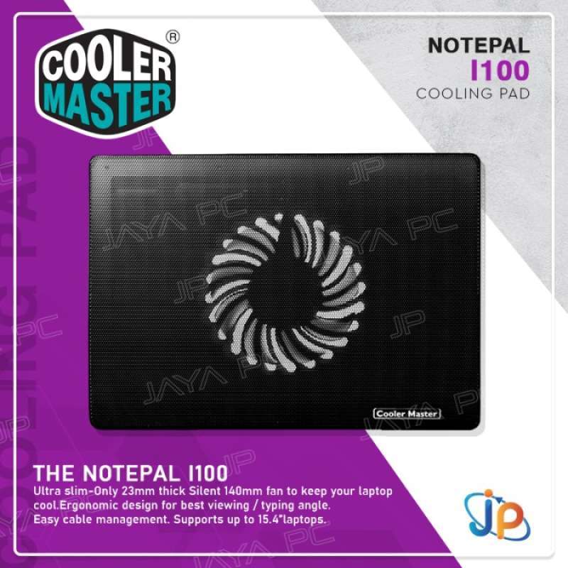 Jual Cooler Master Notepal i100 Cooler Pad/ Cooling Pad Fan Laptop 14 ...