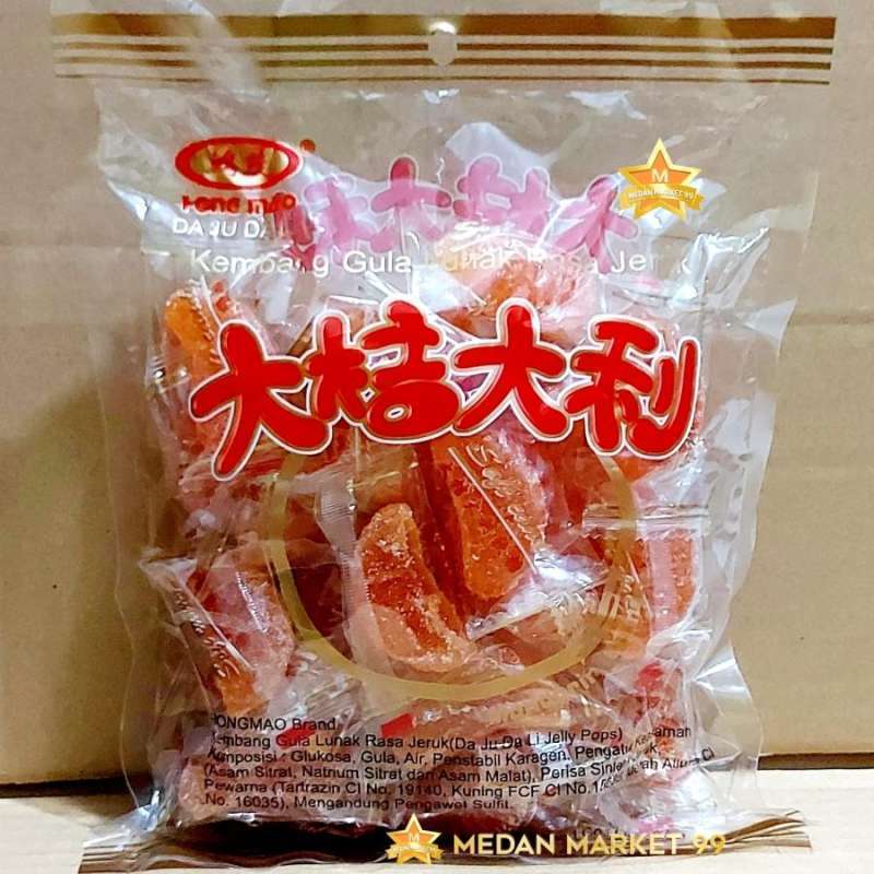 Jual HONG MAO | PERMEN JELLY LUNAK RASA JERUK | JELLY JERUK | KEMBANG ...
