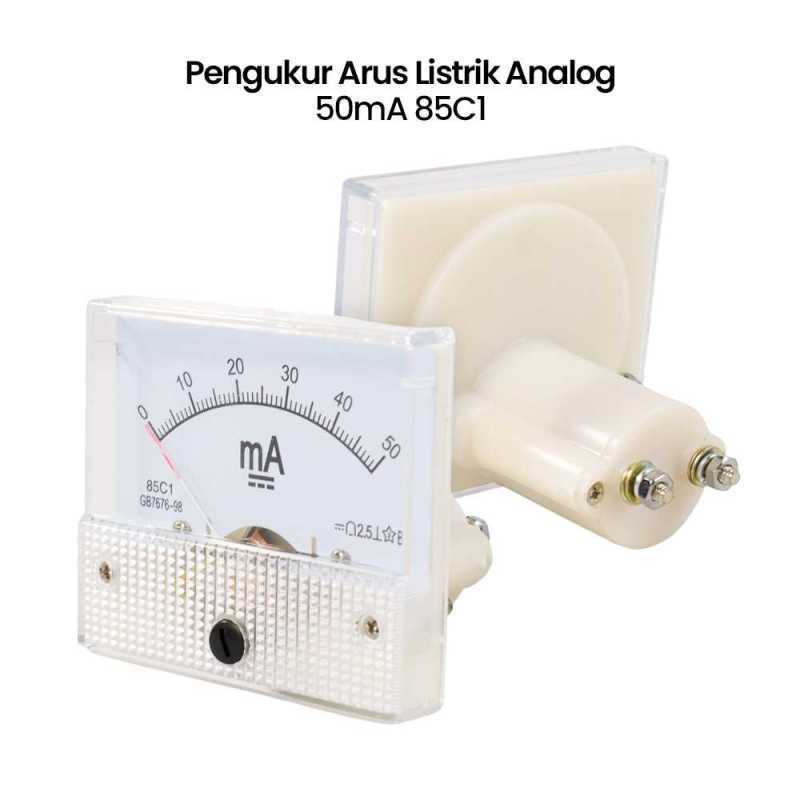 Jual Glo - Hua Pengukur Arus Listrik Analog Ammeter Panel Amp Meter ...