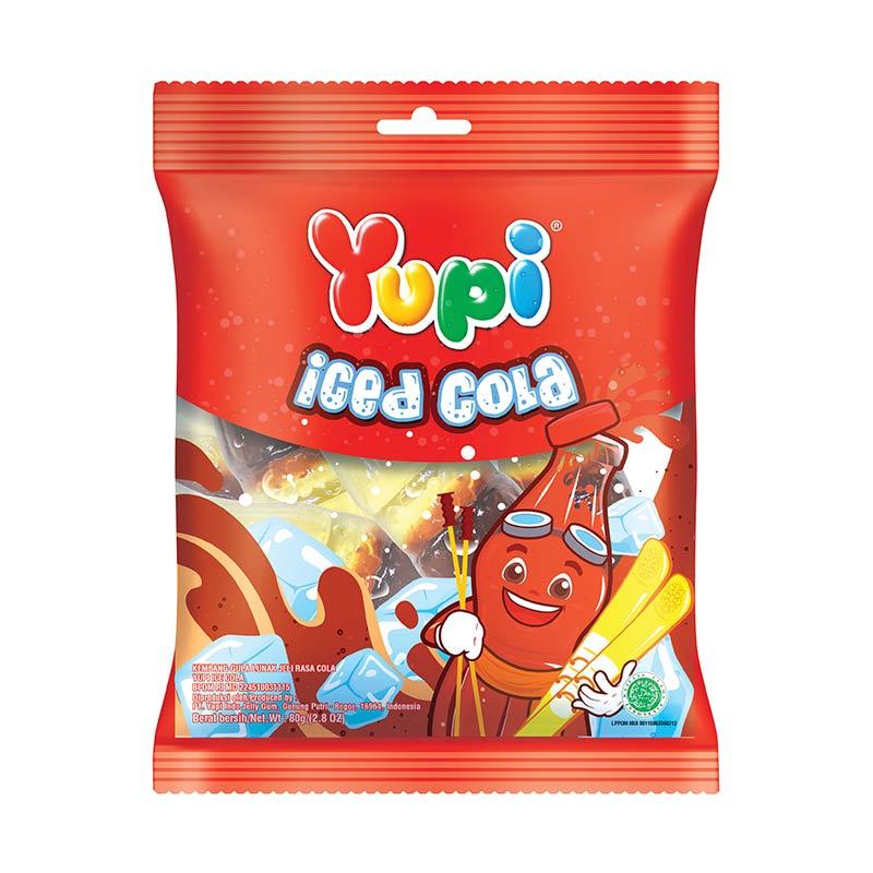Promo Yupi Iced Cola Permen Jelly [80 g/ Kemasan Hanging Bag] Diskon 11 ...