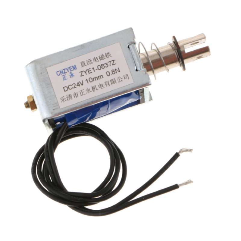 Jual Oem Push Pull Dc Spring Plunger Solenoid Electromagnet 24v 0.8n ...