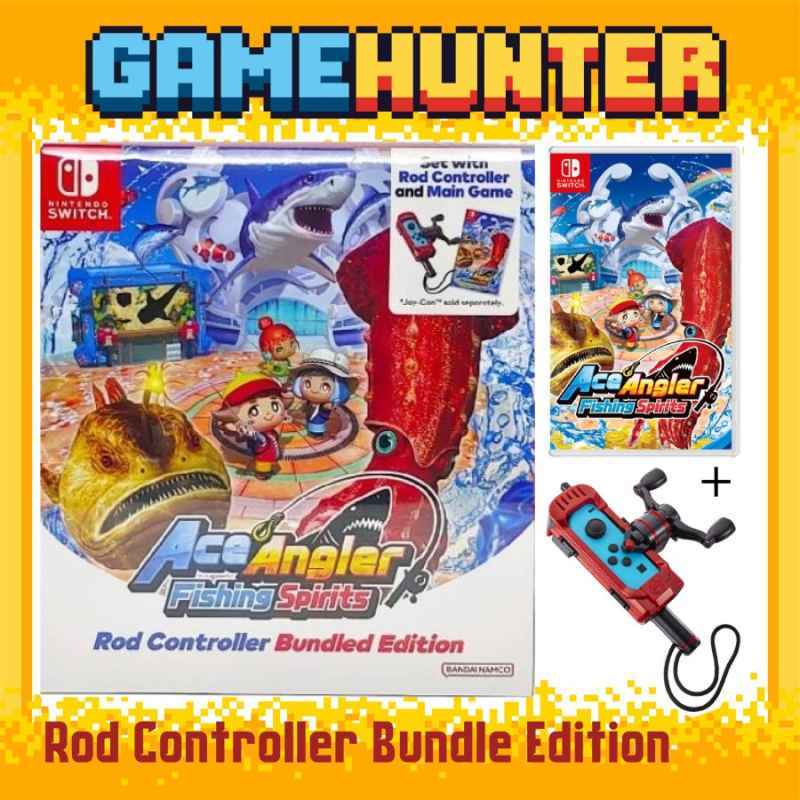 Jual Nintendo Switch Ace Angler Fishing Spirits Rod Bundle Edition di ...