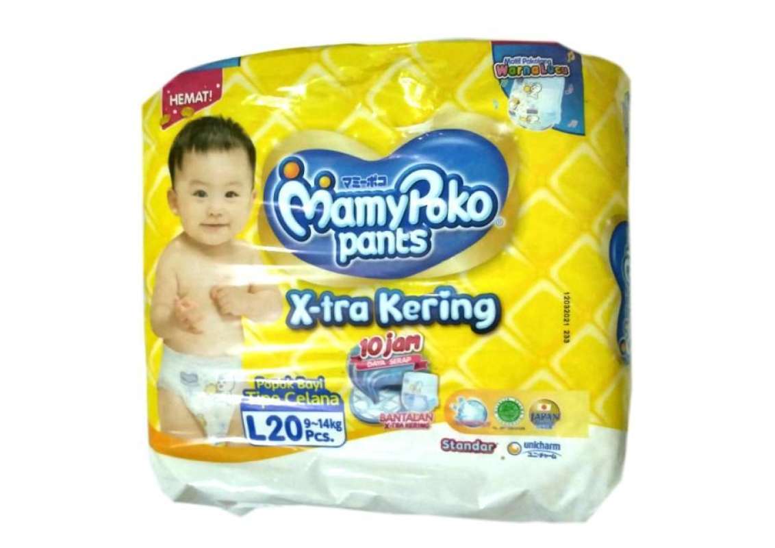 Jual Mamy Poko Pants Standar X-tra Kering S22, M20, dan L20 di Seller ...