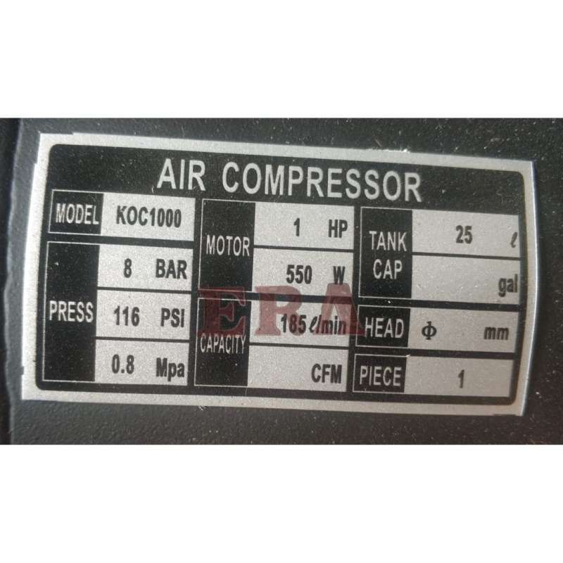 Jual Kyushin - Kompresor Portable 1hp Oilless Komplit Ngecat Spray Gun ...