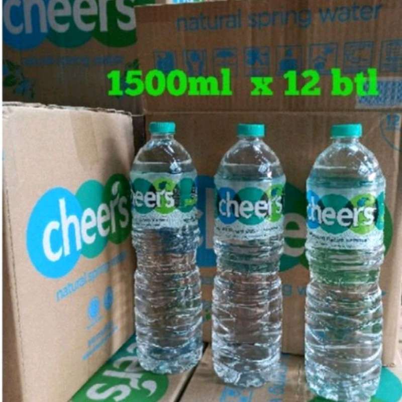 Jual Cheers Air Mineral 1500 ML [1 dus Isi 12 Botol] di Seller AQUAMAN ...