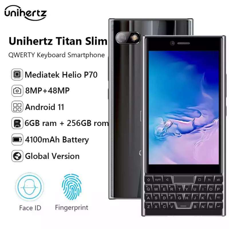 Jual Unihertz Titan Slim - 6gb+256gb Keyboard Qwerty 4100mah Android 11 ...