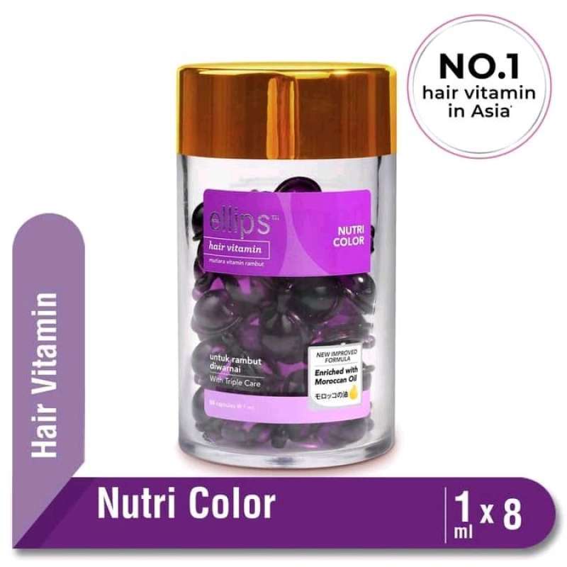 Jual Ellips Nutri Color Hair Vitamin [50 Kapsul] di Seller All in one ...