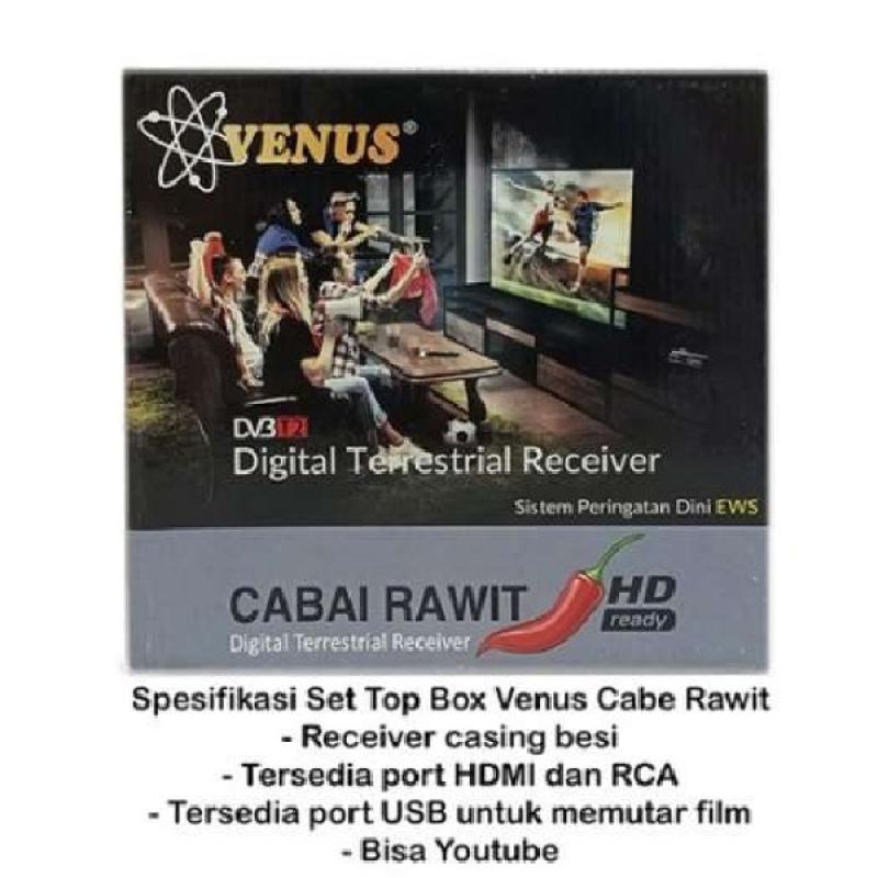 Jual Set Top Box Stb Venus Cabe Rawit Dvb-t2 Uhf Digital Kualitas Full ...