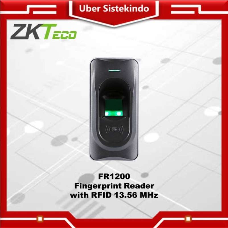 Jual Fingerprint Reader Access Control ZKteco FR1200 support Mifare Card - Multicolor di Seller ...
