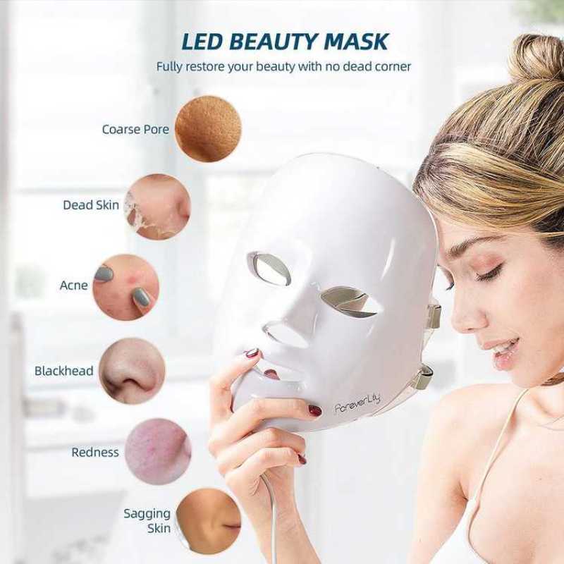 Promo GLO - ForeverLily Masker Wajah LED Phototherapy Facial Beauty ...