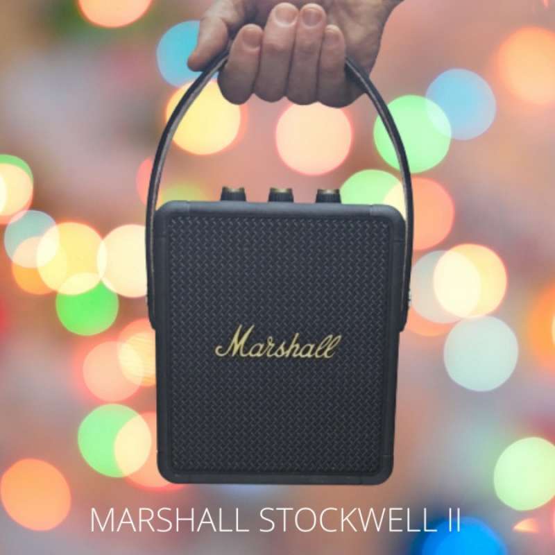 Promo marshall stockwell II Black & Brass Diskon 1% di Seller GrowUp ...