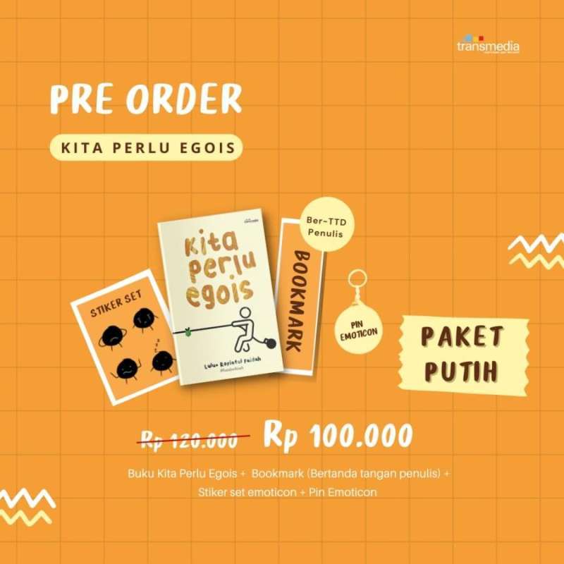 Jual Buku Kita Perlu Egois + TTD - Lulux Rofiatul Faidah - PAKET PUTIH ...