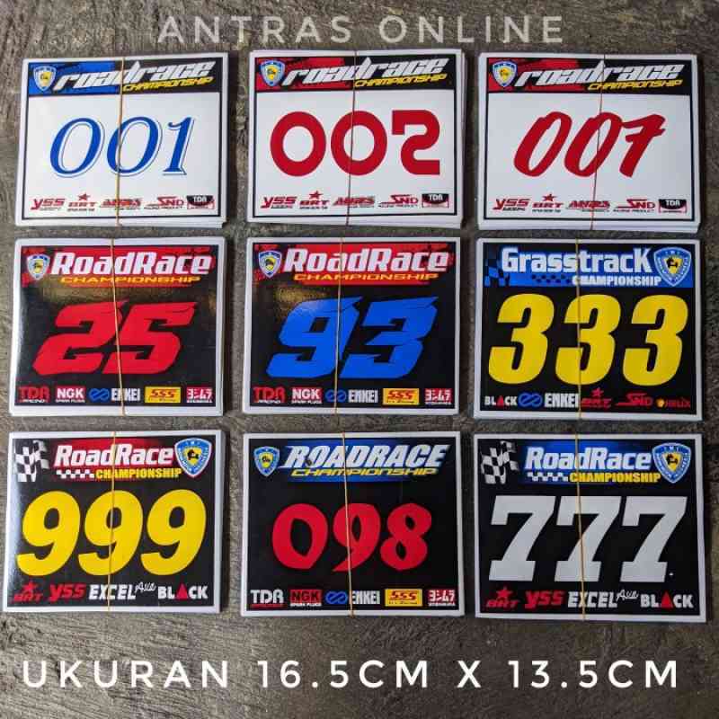 Promo Stiker Road Race Besar Model Kotak - Sticker Motor - #099 Diskon ...
