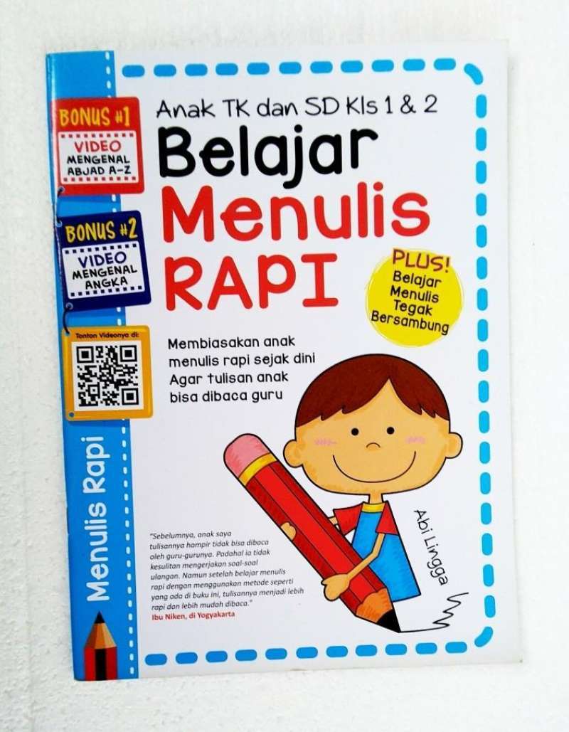 Jual Belajar Menulis Rapi Plus Belajar Menulis Tegak Bersambung di ...