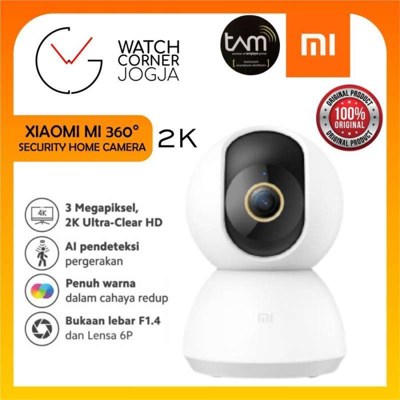 Jual Xiaomi Mi Home Security Camera 360 2K / 1080P Smart CCTV IP Cam ...