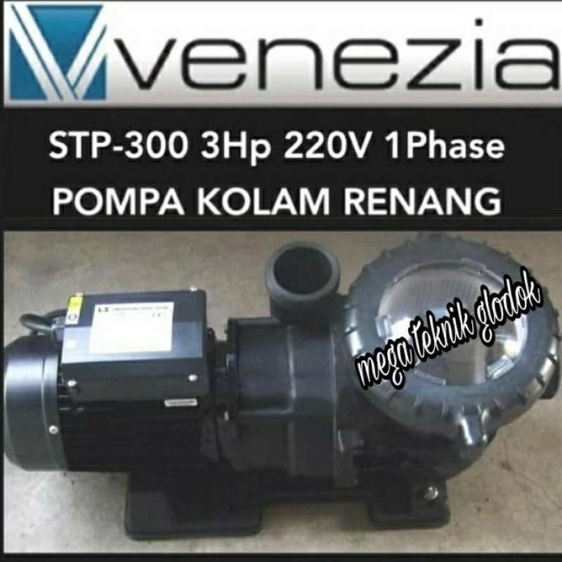 Jual Pompa Kolam Renang 3 HP Venezia STP-300 3HP 1Phase Bergaransi di ...