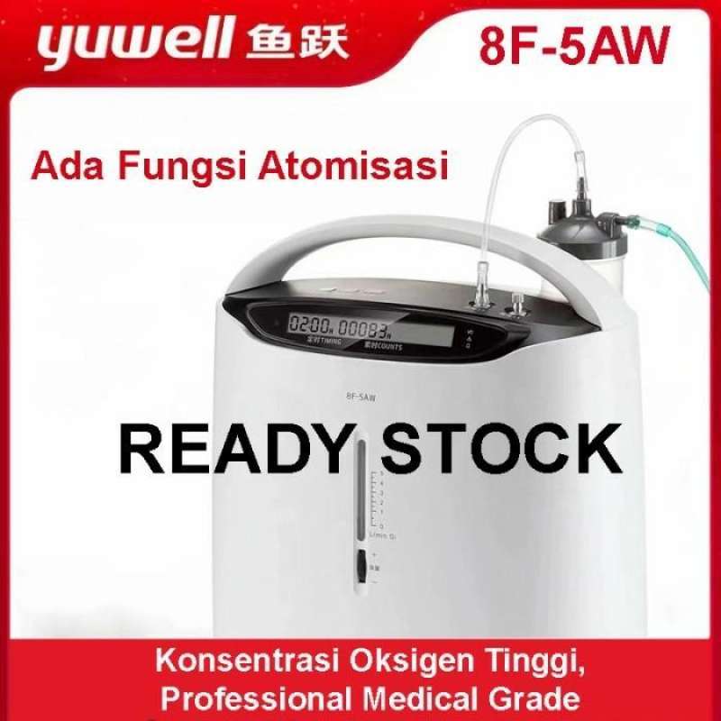 Jual YUWELL 8F-5AW Oxygen Concentrator 5 LPM / Mesin Generator Oksigen ...