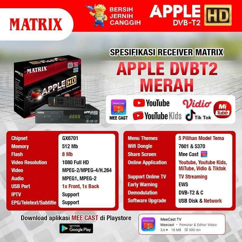 Jual Set Top Box Matrix Dvb2 Ip Original, Murah & Diskon Juni 2024 | Blibli