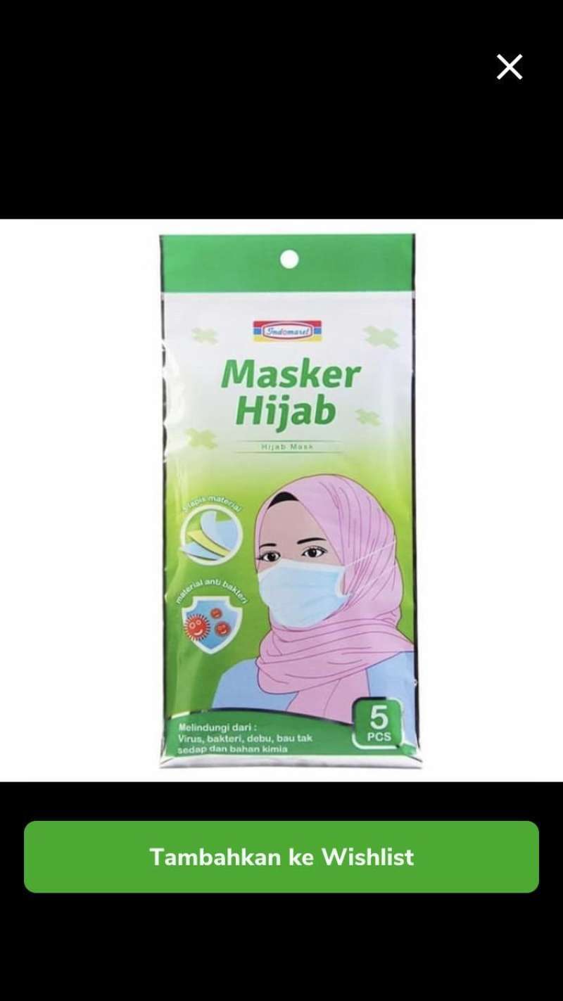 Jual Masker Hijab Indomaret Isi 5pcs di Seller Glab Store - Cakung ... Jual Masker Hijab Indomaret Isi 5pcs di Seller Glab Store - Cakung ...