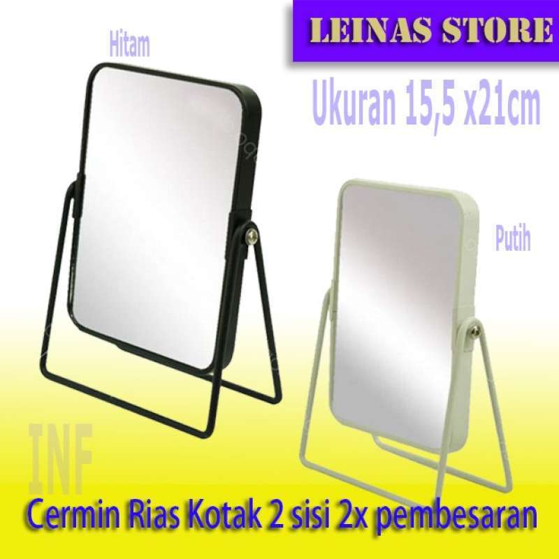 Jual Kaca Rias Meja 2 sisi / Cermin Rias / Cermin Make Up Dengan 2 sisi ...