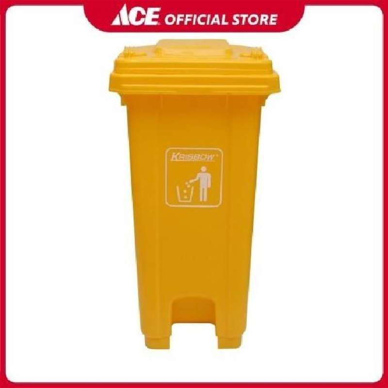 Jual Ace - Krisbow 120 Ltr Tempat Sampah Plastik Outdoor - Kuning Di Seller Benzavier_shop ...