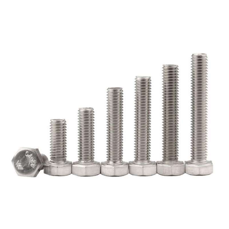 Jual Baut Mur Stainless M4 X 45 Baut Hex Stainless M4x45 Baut Kunci 7 ...