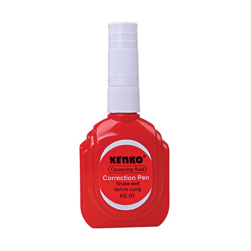 Jual Kenko KE-01 Correction Fluid Koreksi Penghapus Cair - MERAH di ...