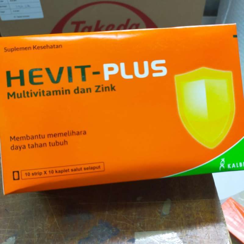 Promo hevit plus multivitamin zinc 100 tablet Diskon 23% di Seller ...