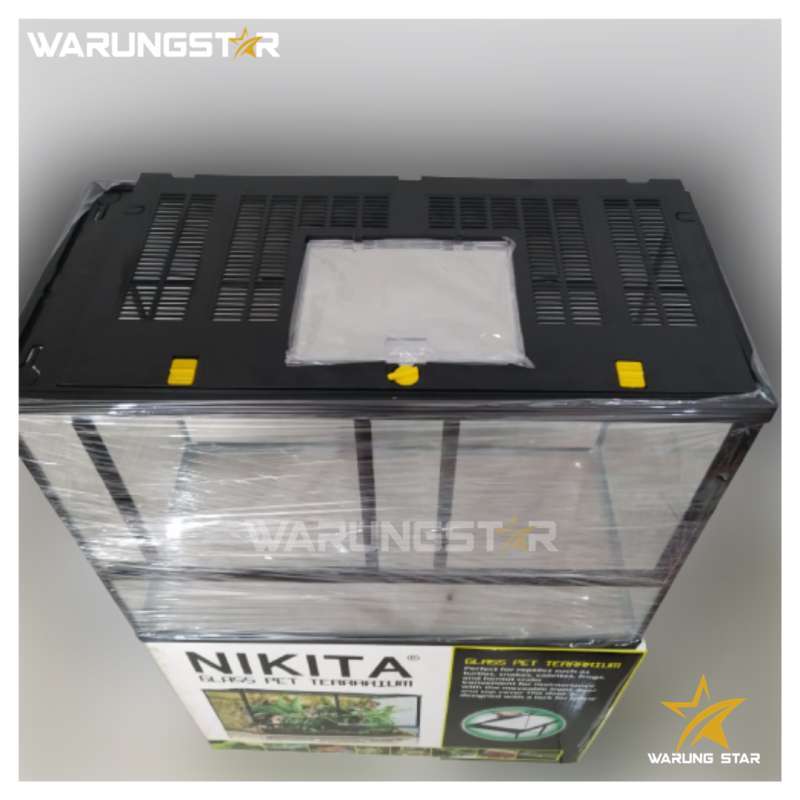 Jual PENGIRIMAN LUAR KOTA NIKITA STAR AQUARIUM TERRARIUM UKURAN 60CM / KANDANG REPTIL KANDANG ...