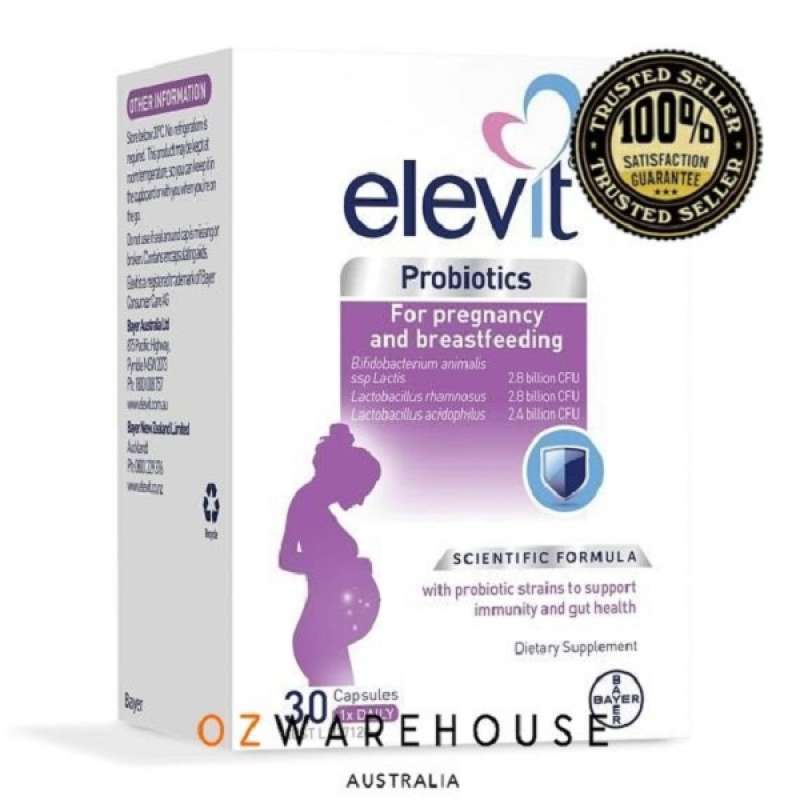 Jual Elevit Probiotics For Pregnancy and Breastfeeding capsules 30 pack ...